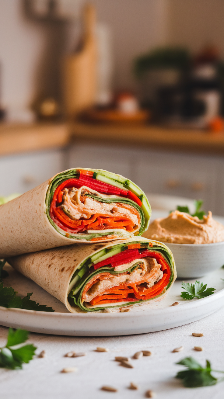 Healthy Veggie Wraps: A Burst of Freshness in Every Bite! - Shortcut To ...