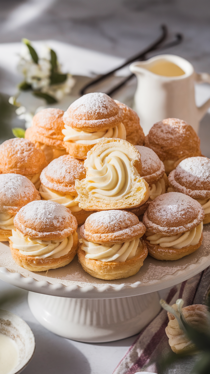 Heavenly Cream Puffs: Light, Crisp, and Irresistible - Shortcut To ...