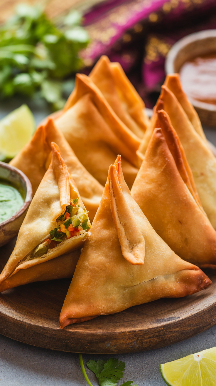 Crispy Vegetable Samosas: A Golden Delight - Shortcut To Delicious