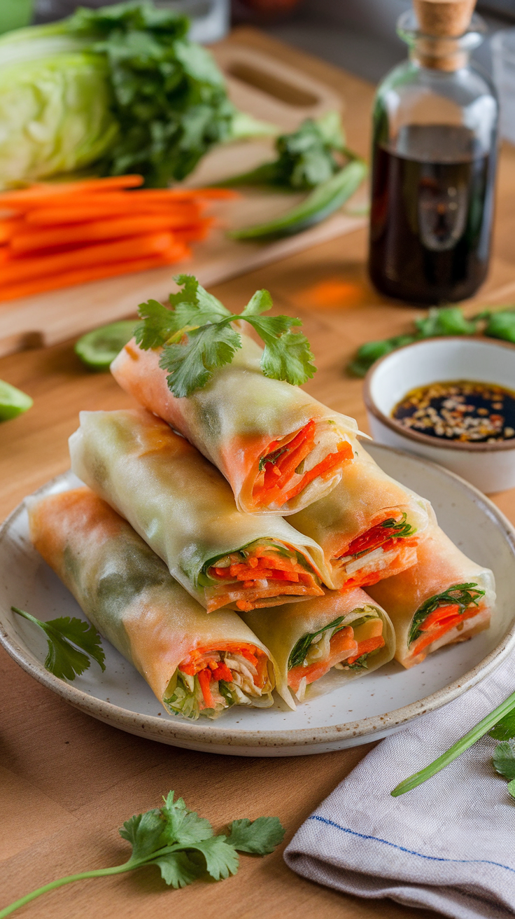 Crispy Vegetable Spring Rolls: A Simple, Flavorful Snack - Shortcut To ...