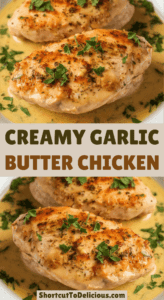 The Ultimate Creamy Garlic Butter Chicken - Shortcut To Delicious