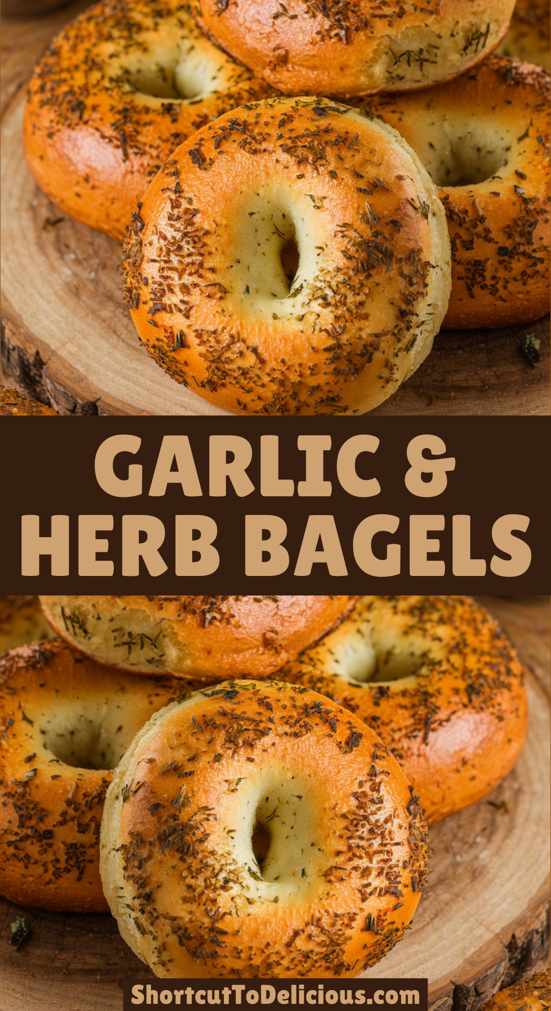 Garlic and Herb Bagels - Shortcut To Delicious