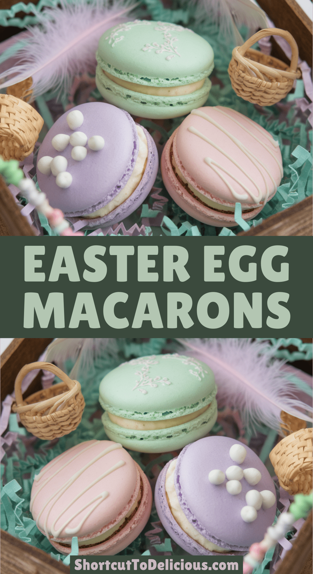 Easter Egg Macarons - Shortcut To Delicious