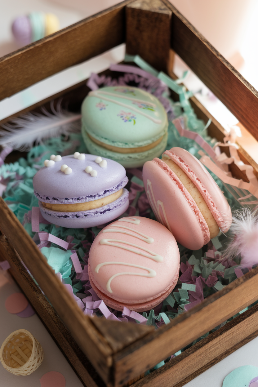 Easter Egg Macarons - Shortcut To Delicious
