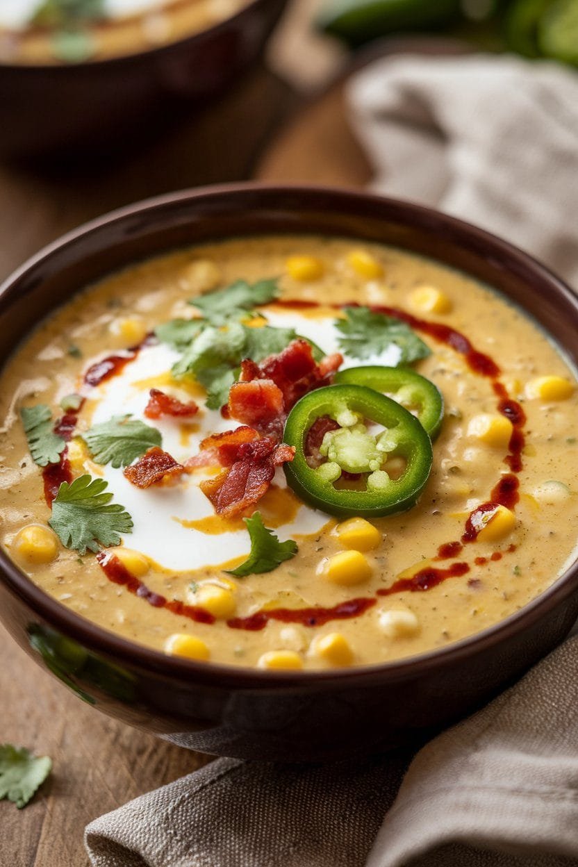Jalapeño Corn Chowder - Shortcut To Delicious
