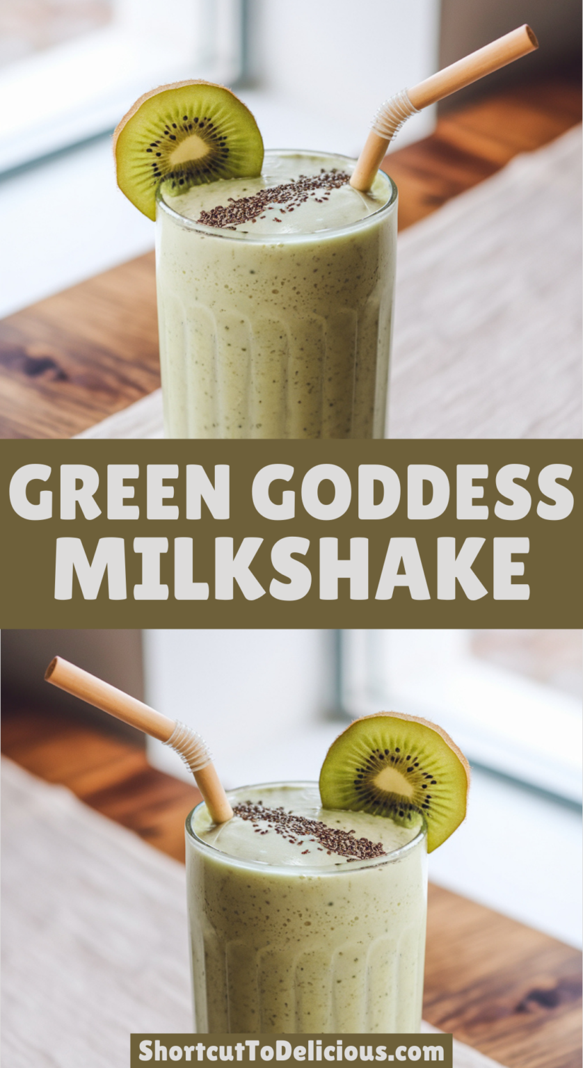 Avocado Green Goddess Milkshake - Shortcut To Delicious
