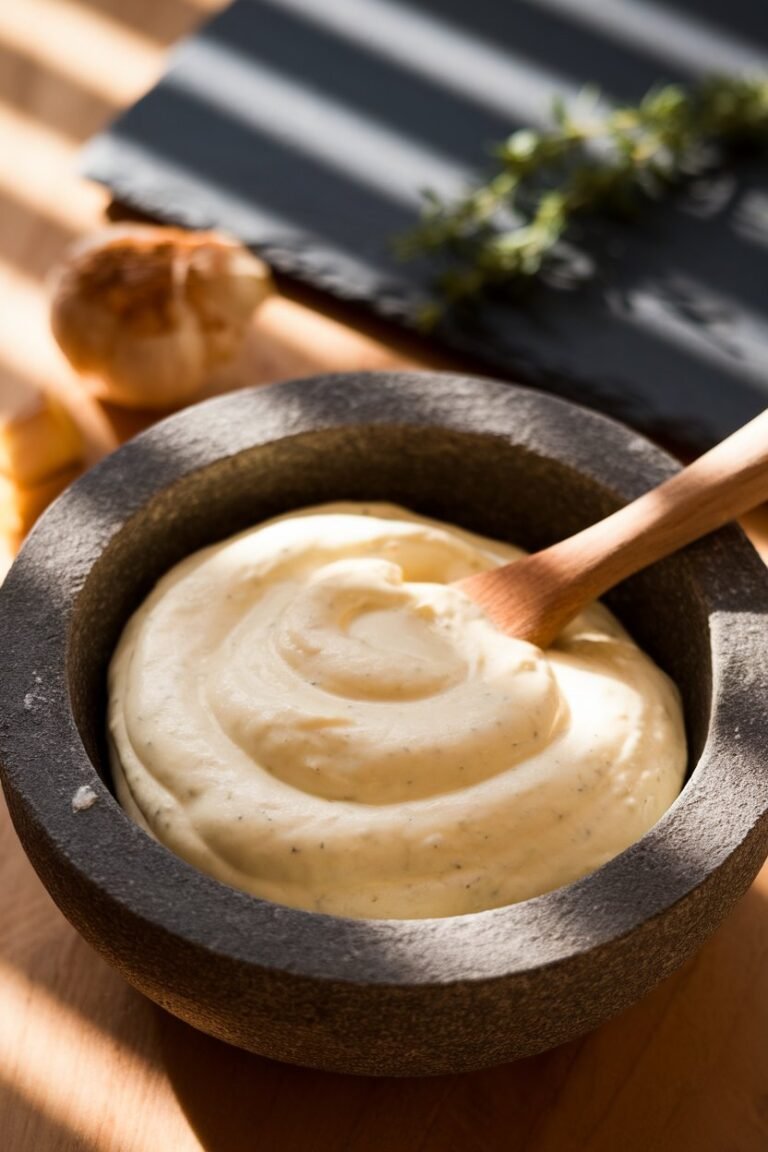 Homemade Creamy Garlic Aioli - Shortcut To Delicious